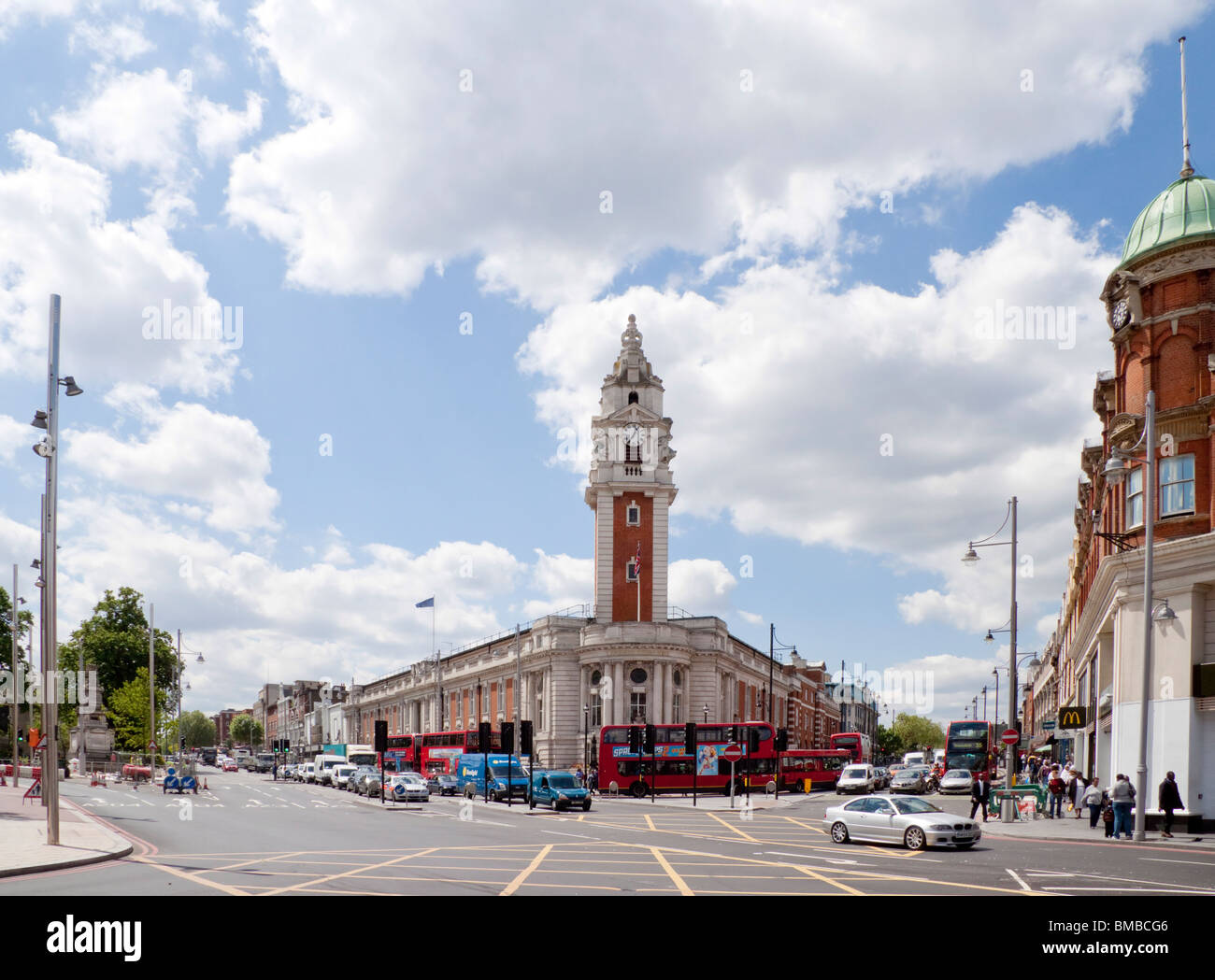 Lambeth Town Hall, Brixton Stock Photo - Alamy