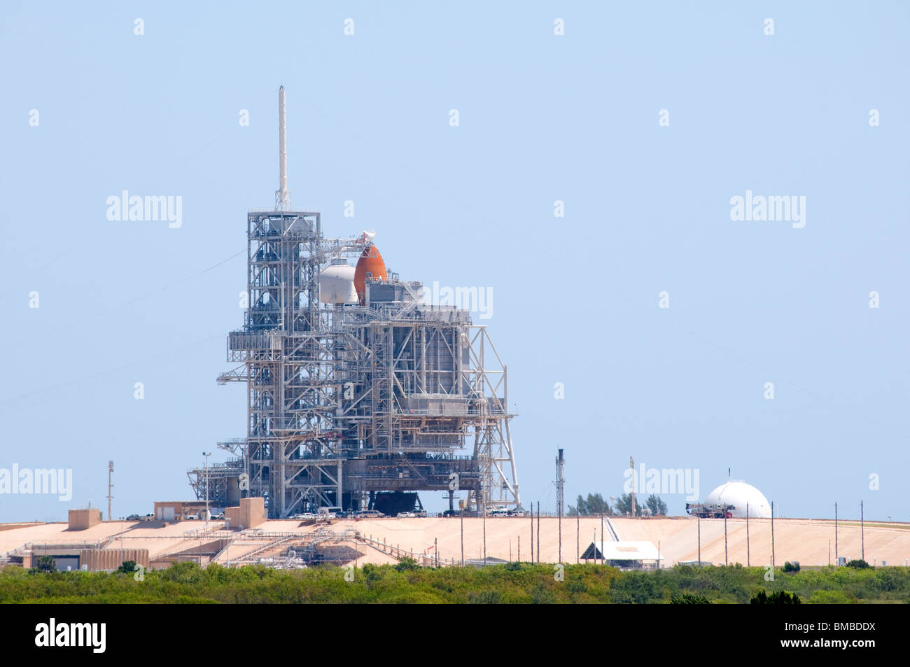 Launch Complex 39 (LC-39), Pad 39A for launch at the Kennedy Space Centre, Cape Canaveral ...