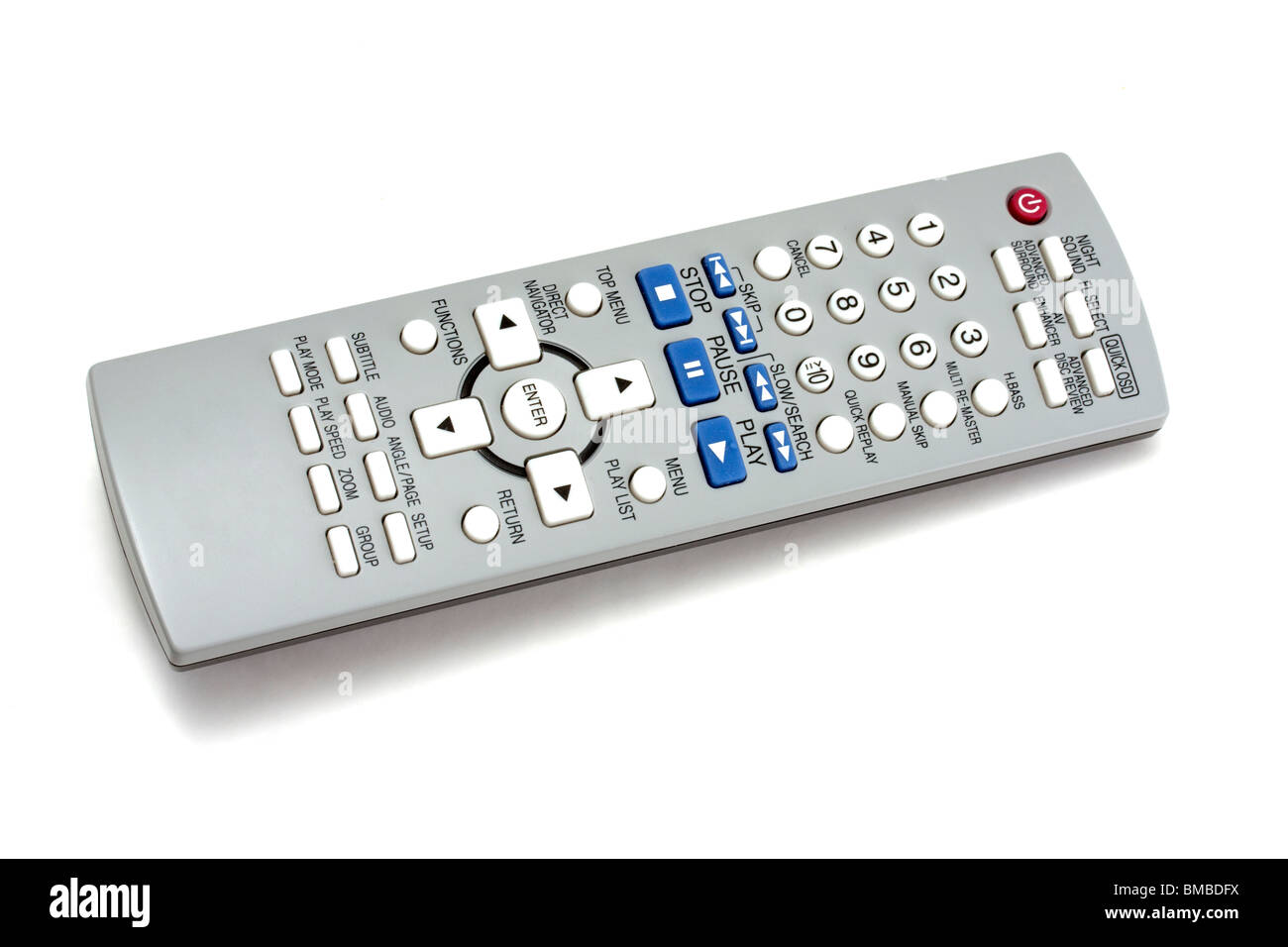 Remote control isolated on white Stock Photo - Alamy