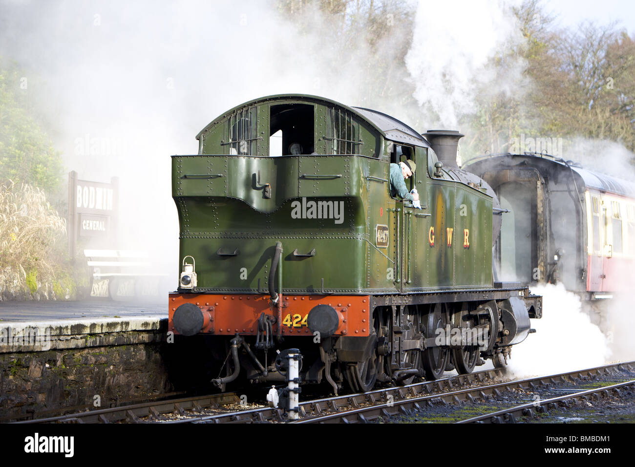Bodmin And Wenford Steam Railway Stock Photo - Alamy