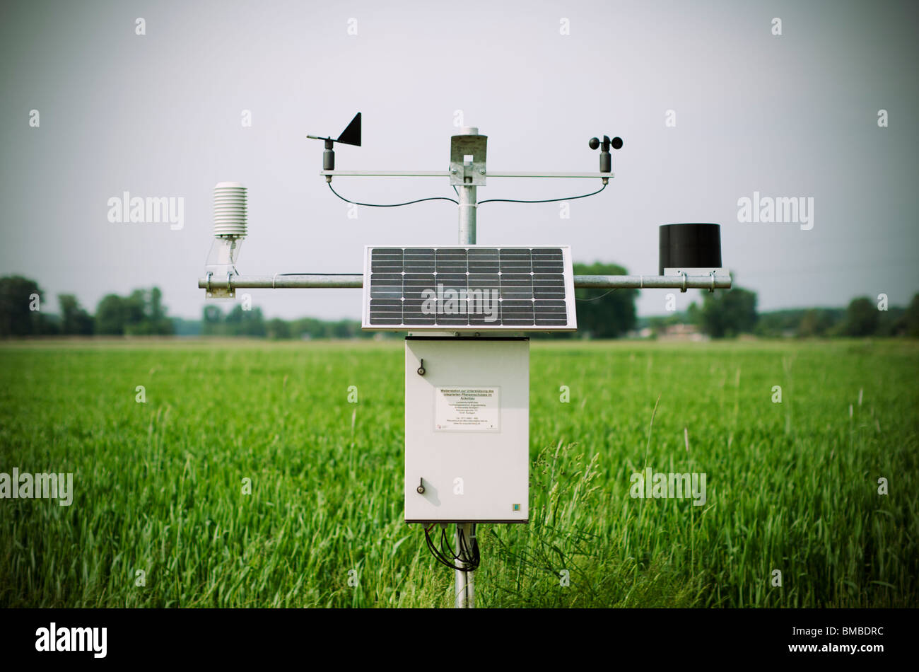 Small weather station Stock Photo - Alamy