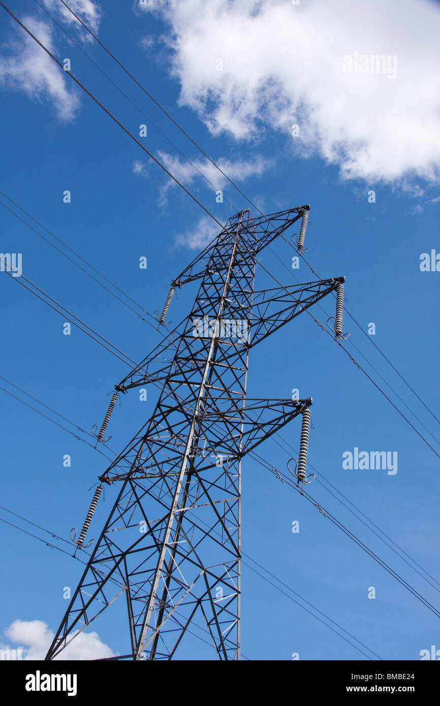 Electricity distribution pylon Stock Photo - Alamy