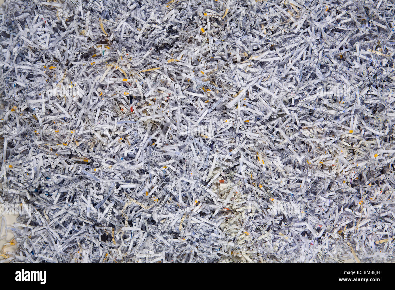 shredded paper back groundimage taken from above Stock Photo - Alamy