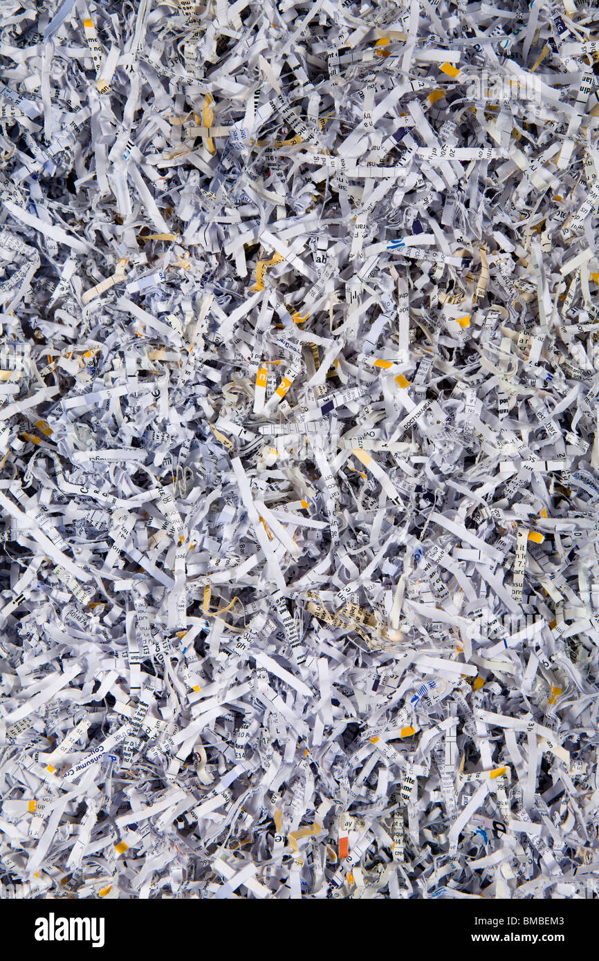 Paper from shredder hi-res stock photography and images - Alamy