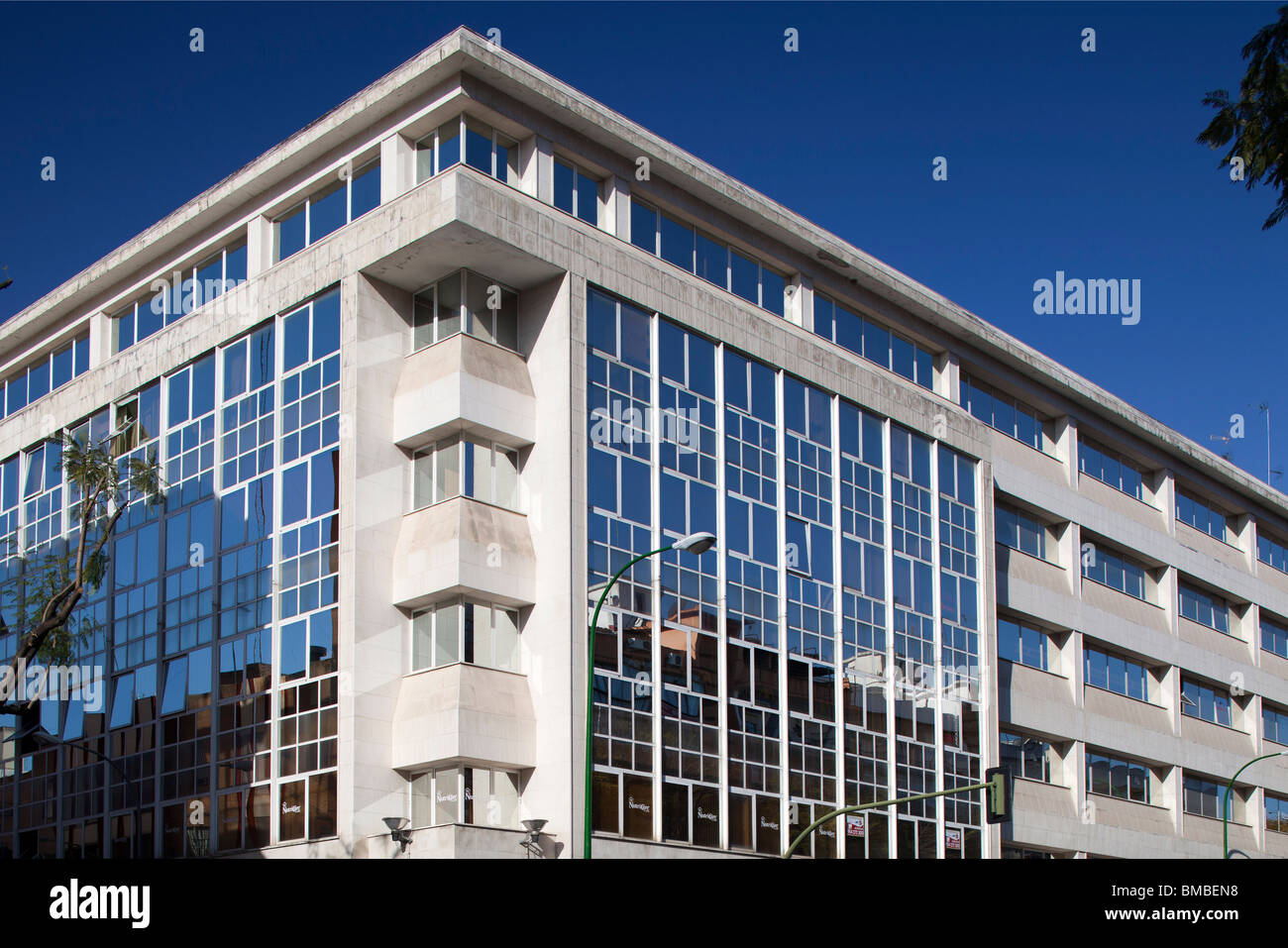 Modern building on Nervion quarter, Seville, Spain Stock Photo - Alamy