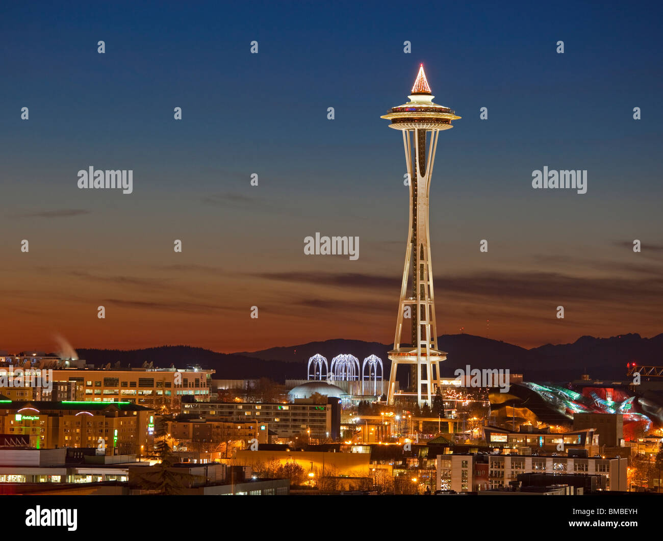 Downtown seattle winter hi-res stock photography and images - Alamy