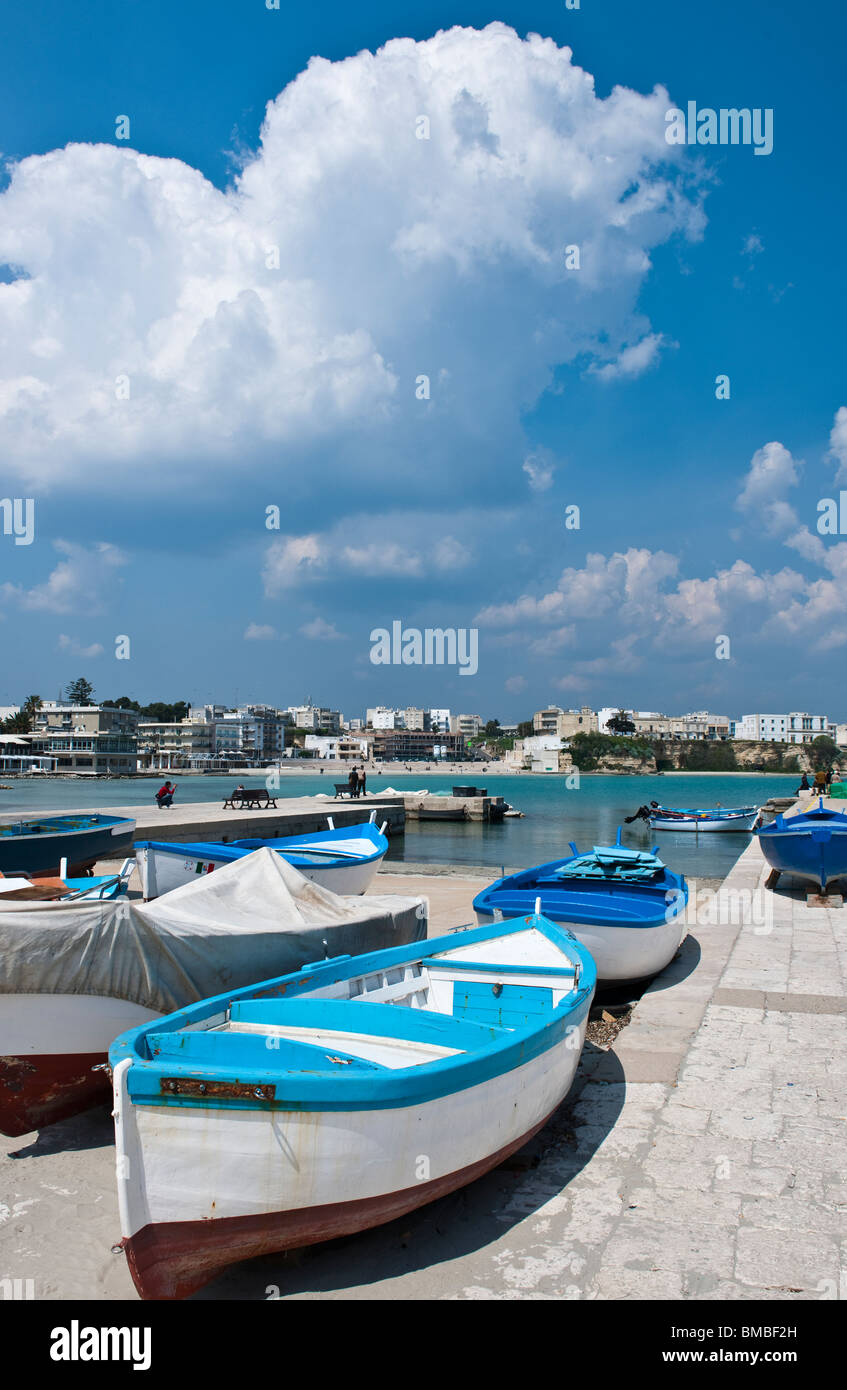 Apulia,Salento,Otranto, the harbour Stock Photo - Alamy