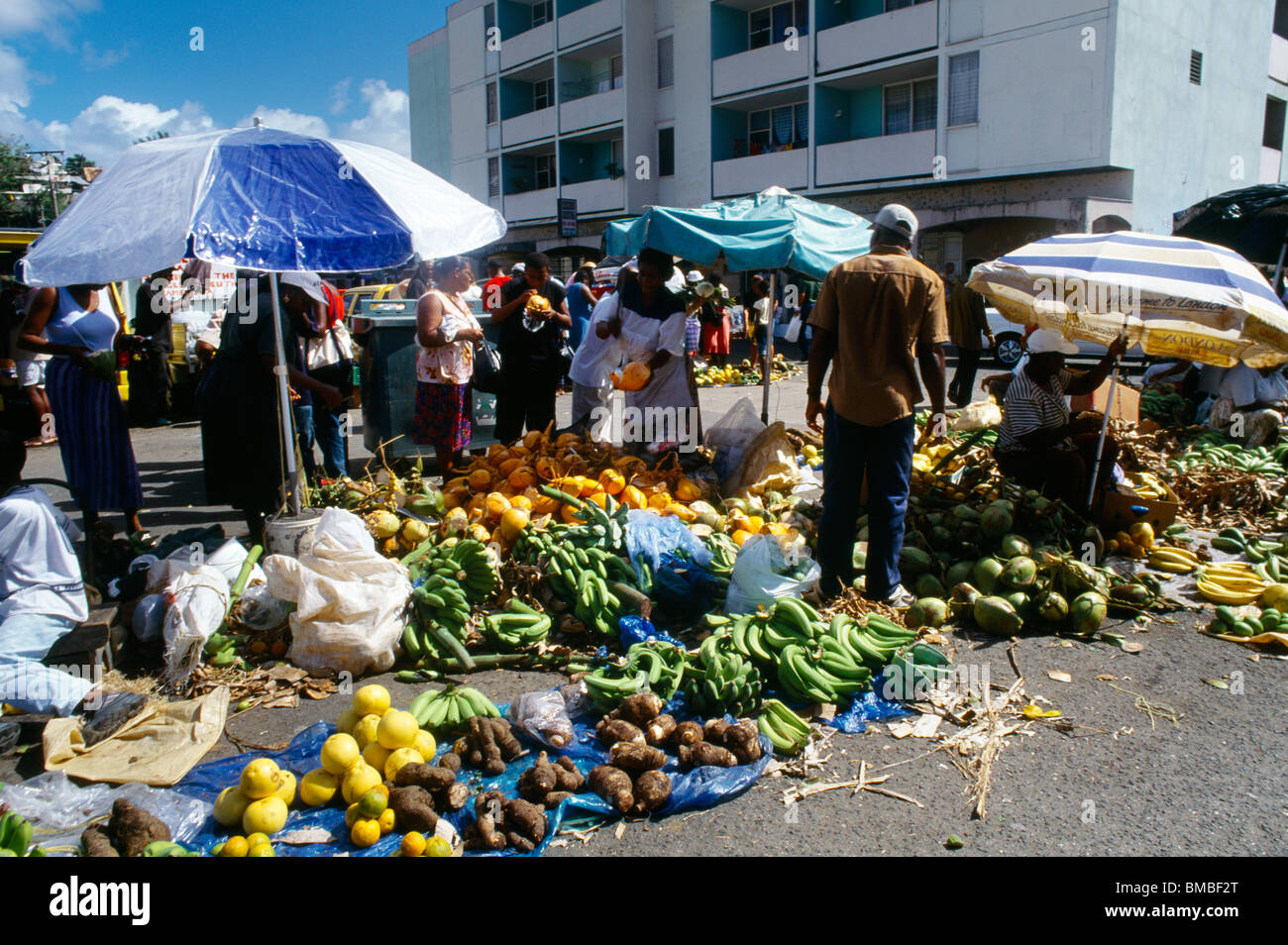 Castries market st. lucia hi-res stock photography and images - Alamy