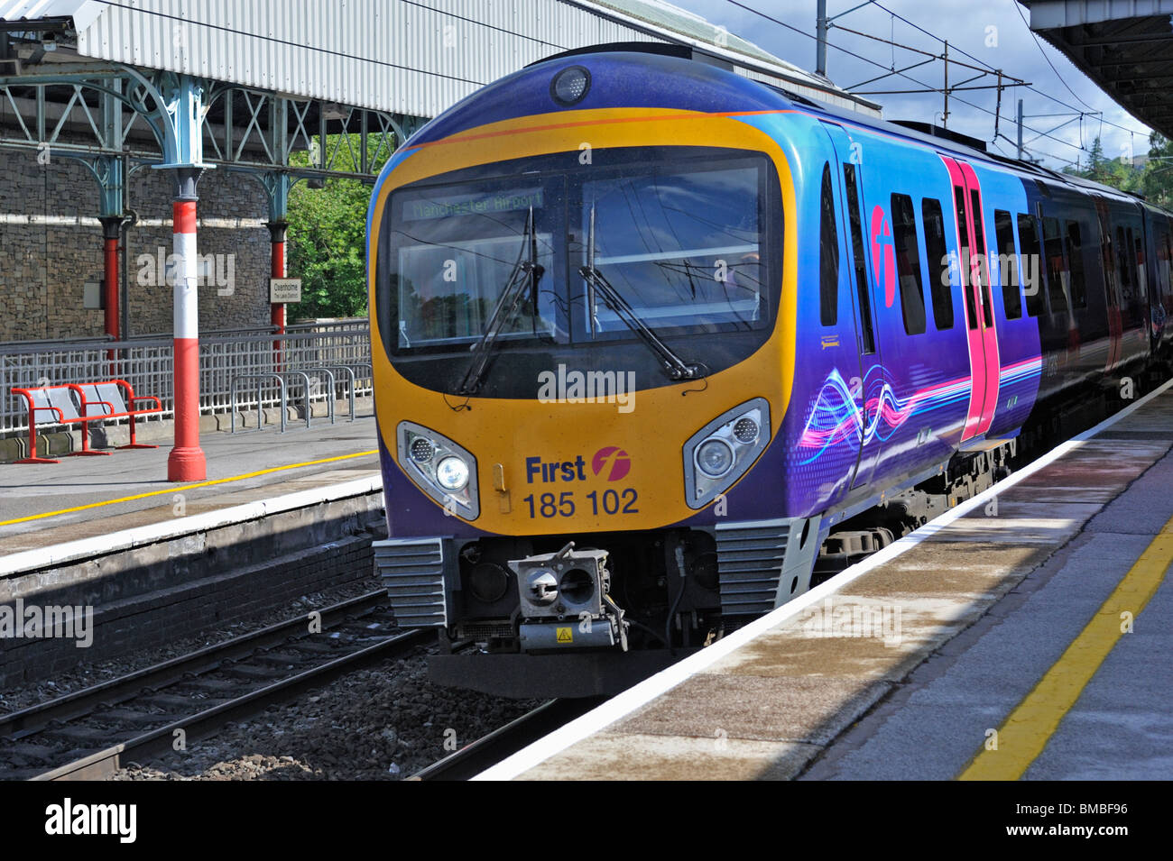 First TransPennine Express, DMU Class 185 Desiro, Number 185 102 at ...