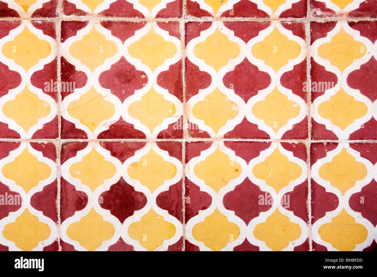 Tile detail , Marrakesh , Morocco , North Africa Stock Photo - Alamy