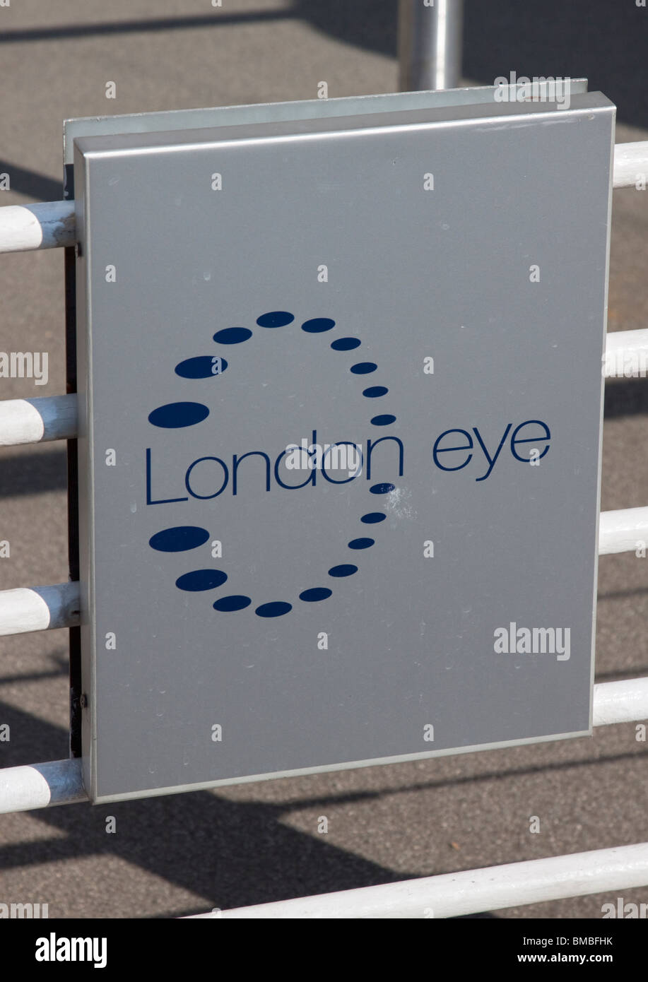 Logo and Sign for London Eye, London, England Stock Photo - Alamy