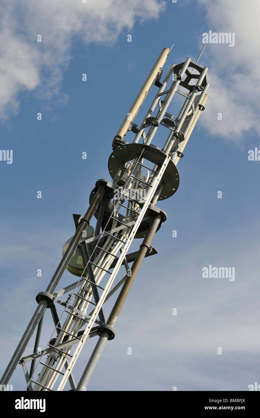 Telecommunications mast. Lambrigg, Cumbria, England, United Kingdom ...