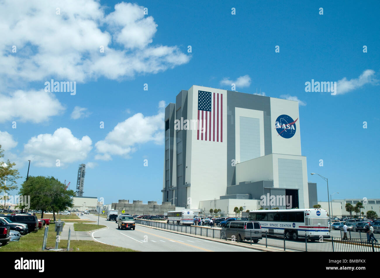 The Vehicle Assembly Building (VAB) at the Kennedy Space Centre, Cape ...