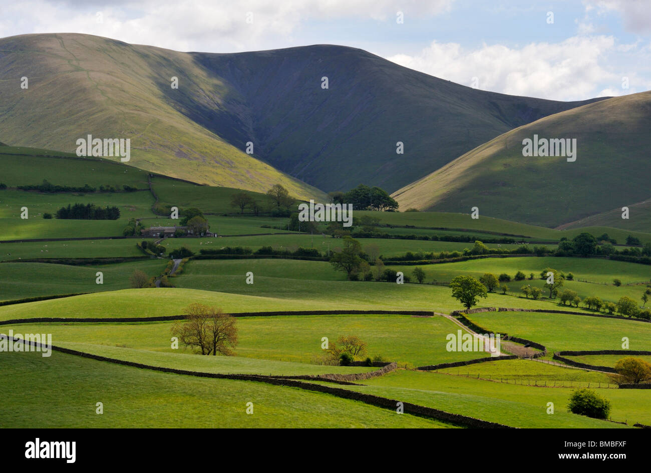 The Howgill Fells from Firbank. Cumbria, England, United Kingdom ...