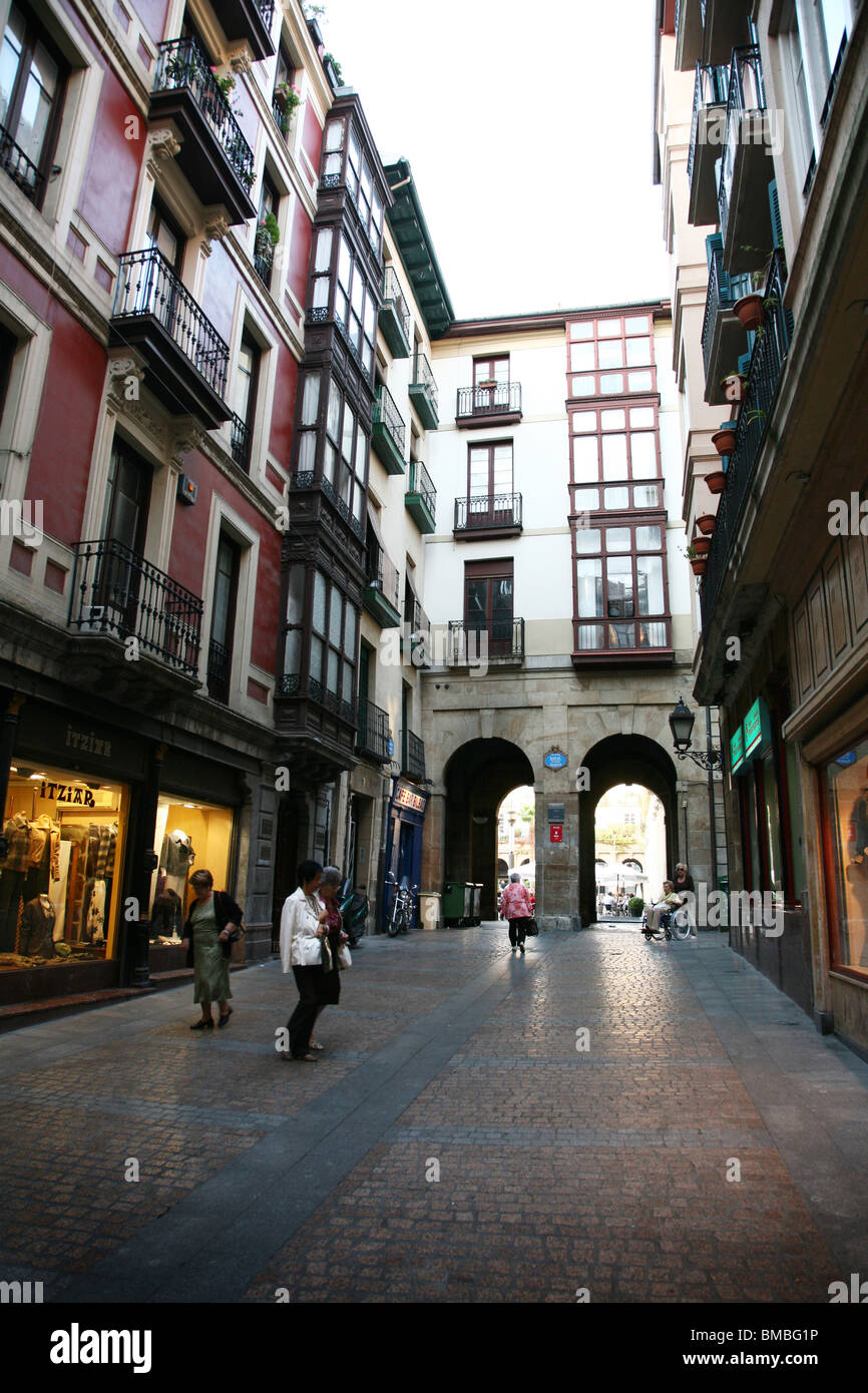 Bilbao old town hi-res stock photography and images - Alamy