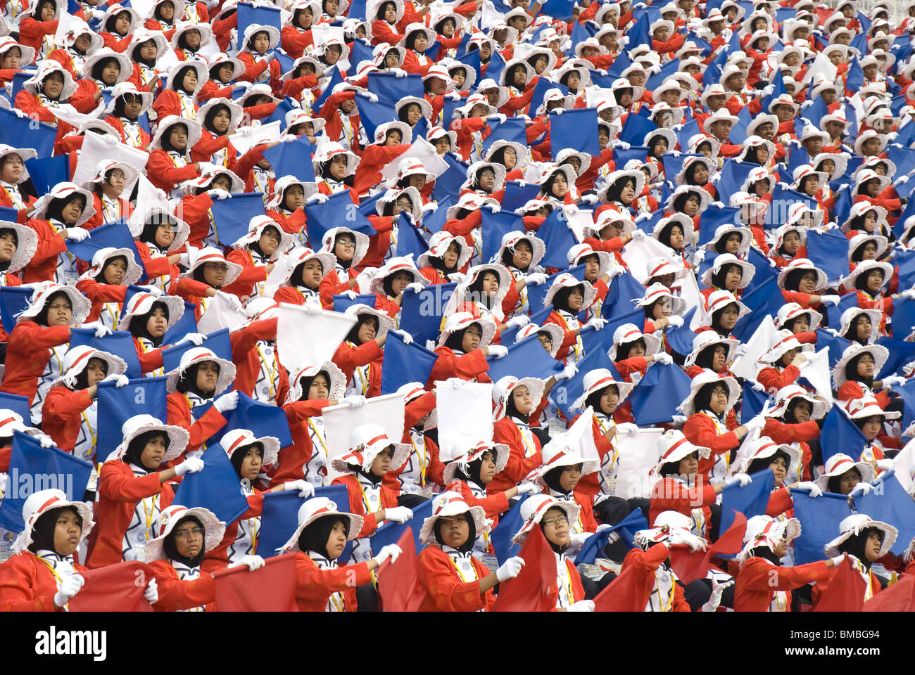 A group of young performers during rehearsal for the National Day ...