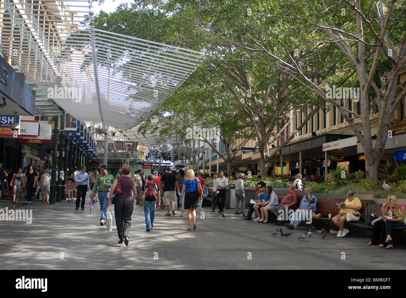 Brisbane shops queen street hi-res stock photography and images - Alamy