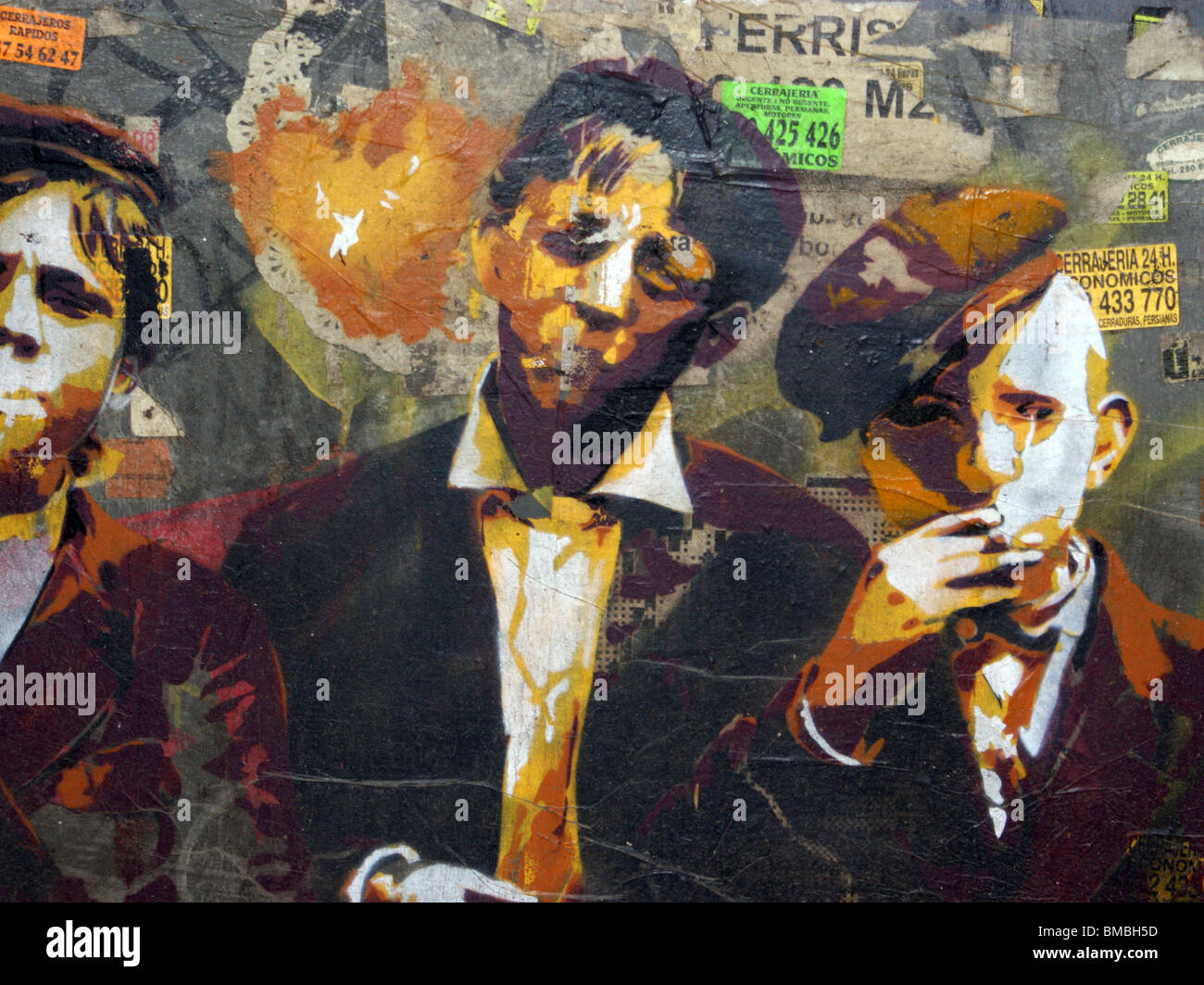 BARCELONA SPAIN GRAFFITI STREET ART Stock Photo - Alamy