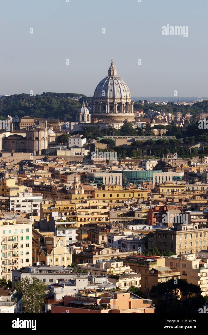 Rome city Panoramic hight view . Italy Stock Photo - Alamy