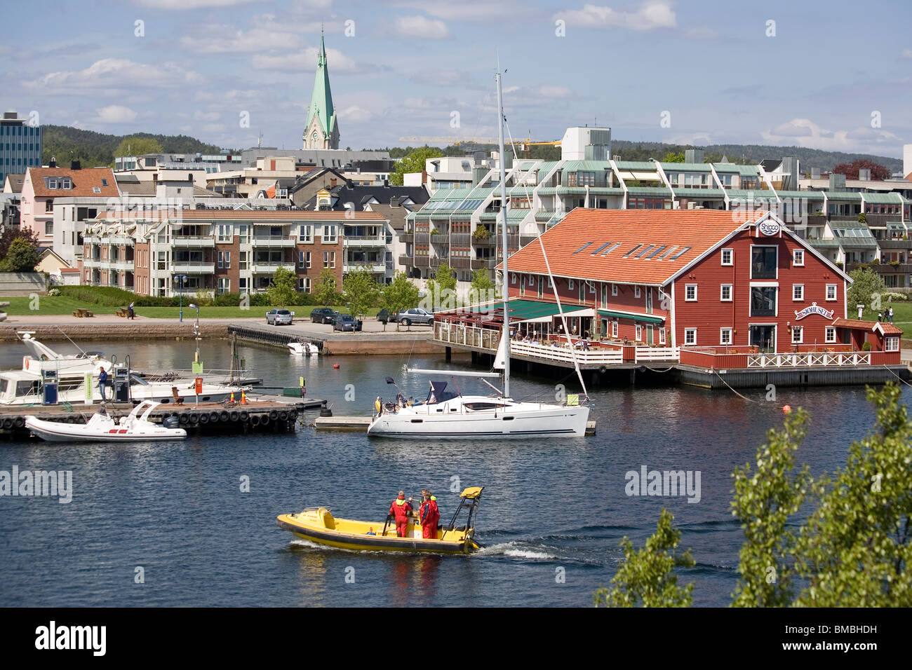 Norway Kristiansand Strandpromenaden Stock Photo - Alamy