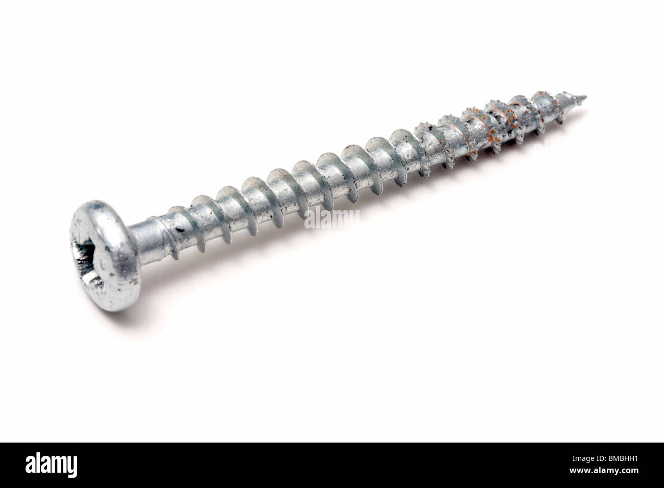 A screw isolated on white Stock Photo - Alamy