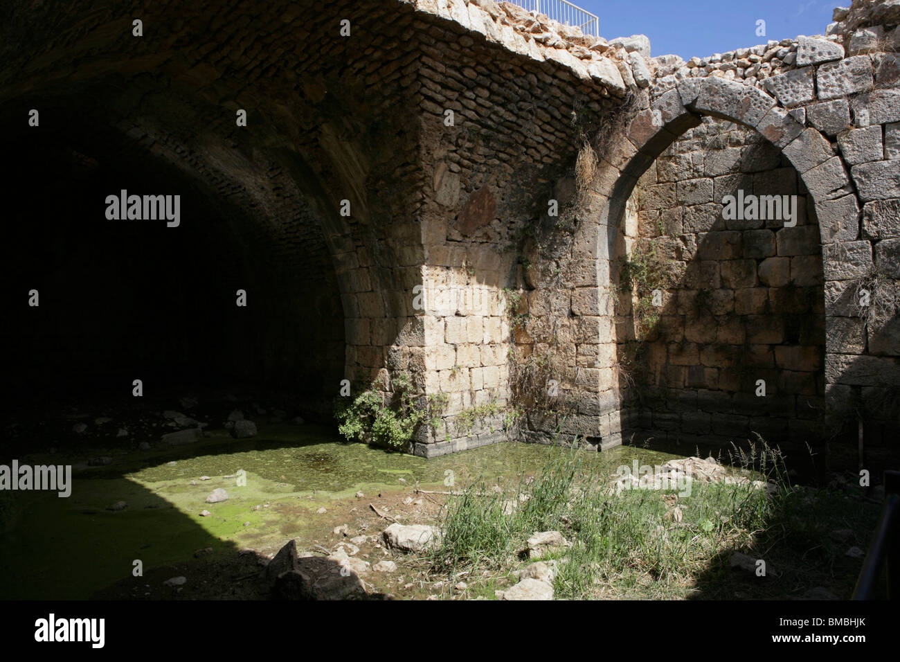 Israel, Golan Heights, The Nimrod Fortress (Qala'at Namrud‎ Stock Photo ...