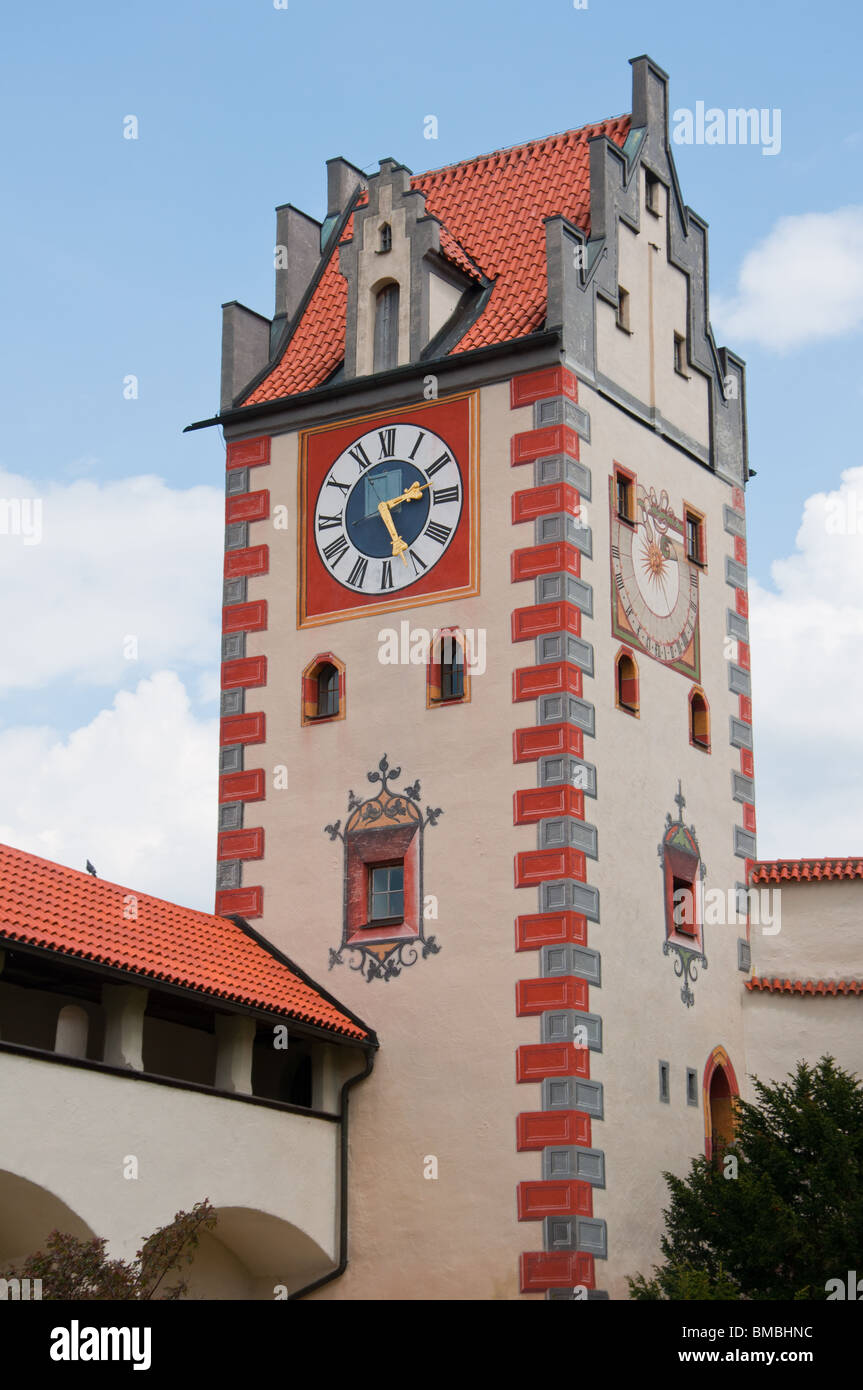 Hohes Schloss Medieval Castle in Fussen, Germany Stock Photo - Alamy