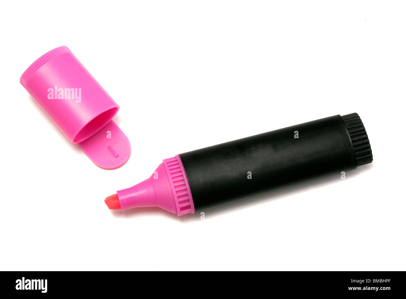 Highlighter isolated on white background Stock Photo - Alamy
