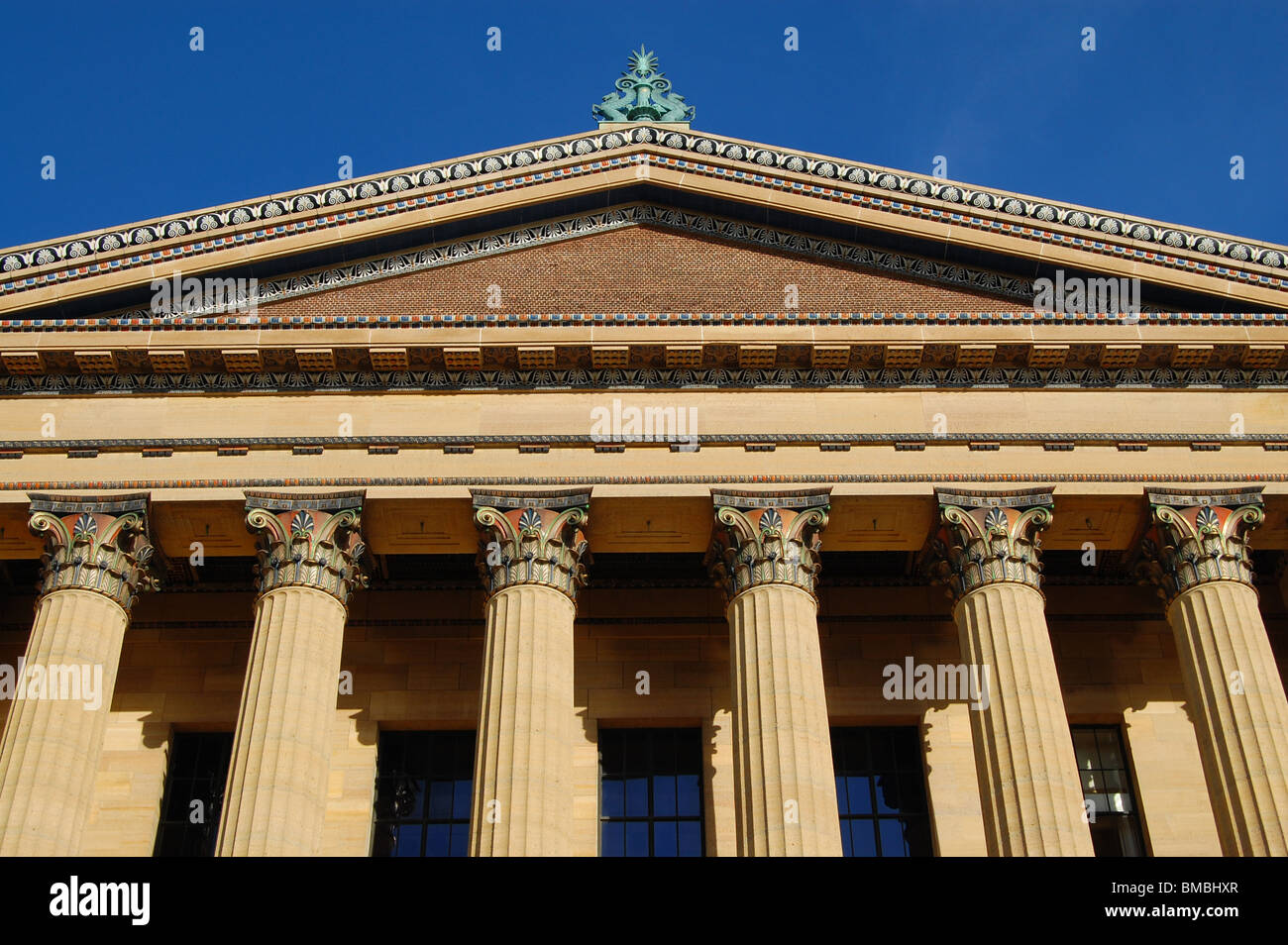 Philadelphia Museum of Art, facade with columns Stock Photo - Alamy
