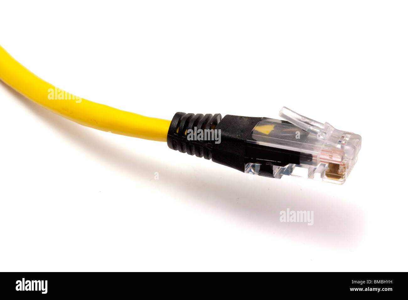 Computer Network Cable isolated on white background Stock Photo - Alamy