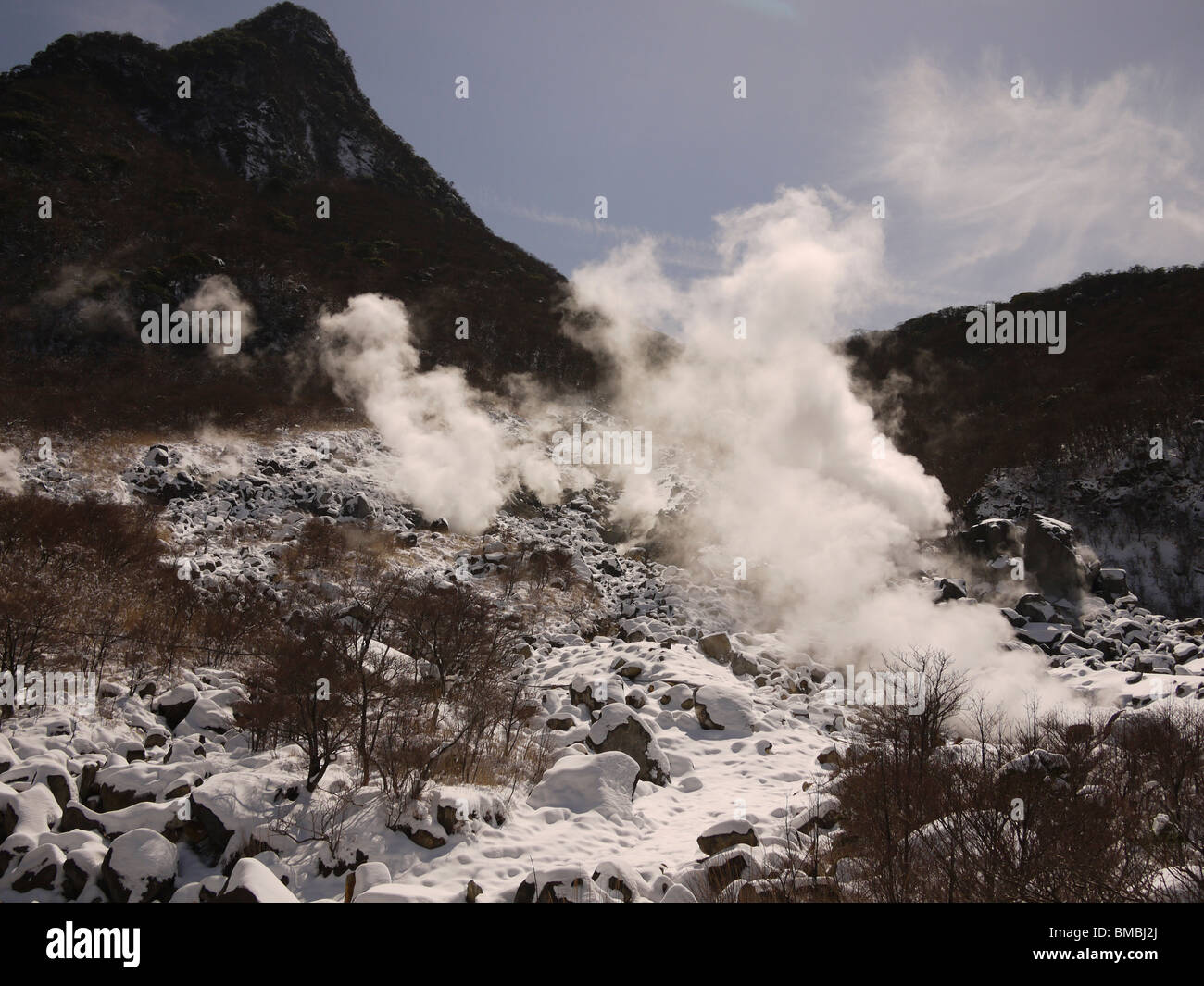Japan, Hakone, Hot Water Spring Stock Photo - Alamy