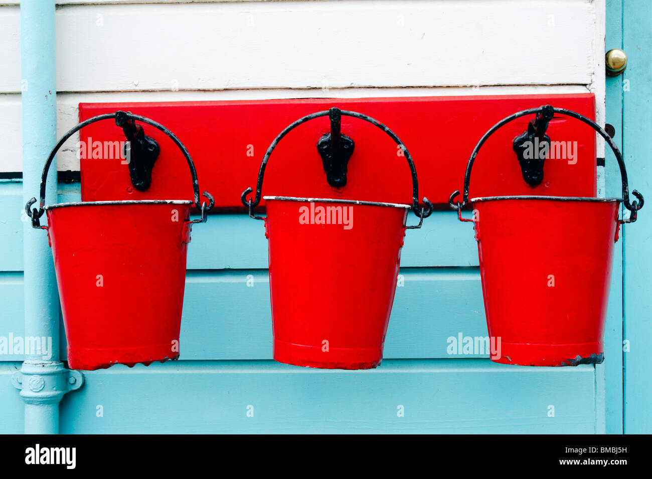 Railway station fire buckets hi-res stock photography and images - Alamy