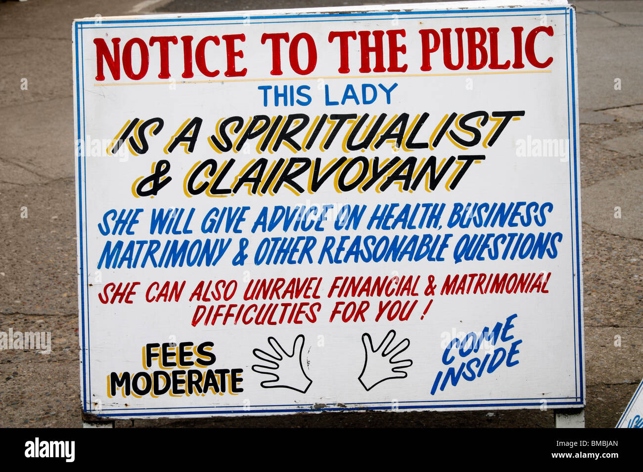 Gypsy Fortune teller and Palm reader in Whitby, North Yorkshire. UK ...