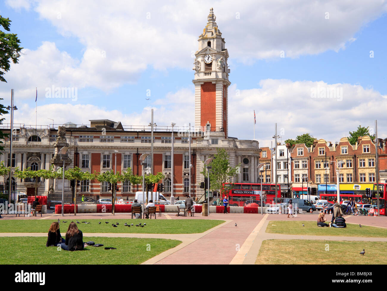 Lambeth Town Hall, Brixton Stock Photo - Alamy