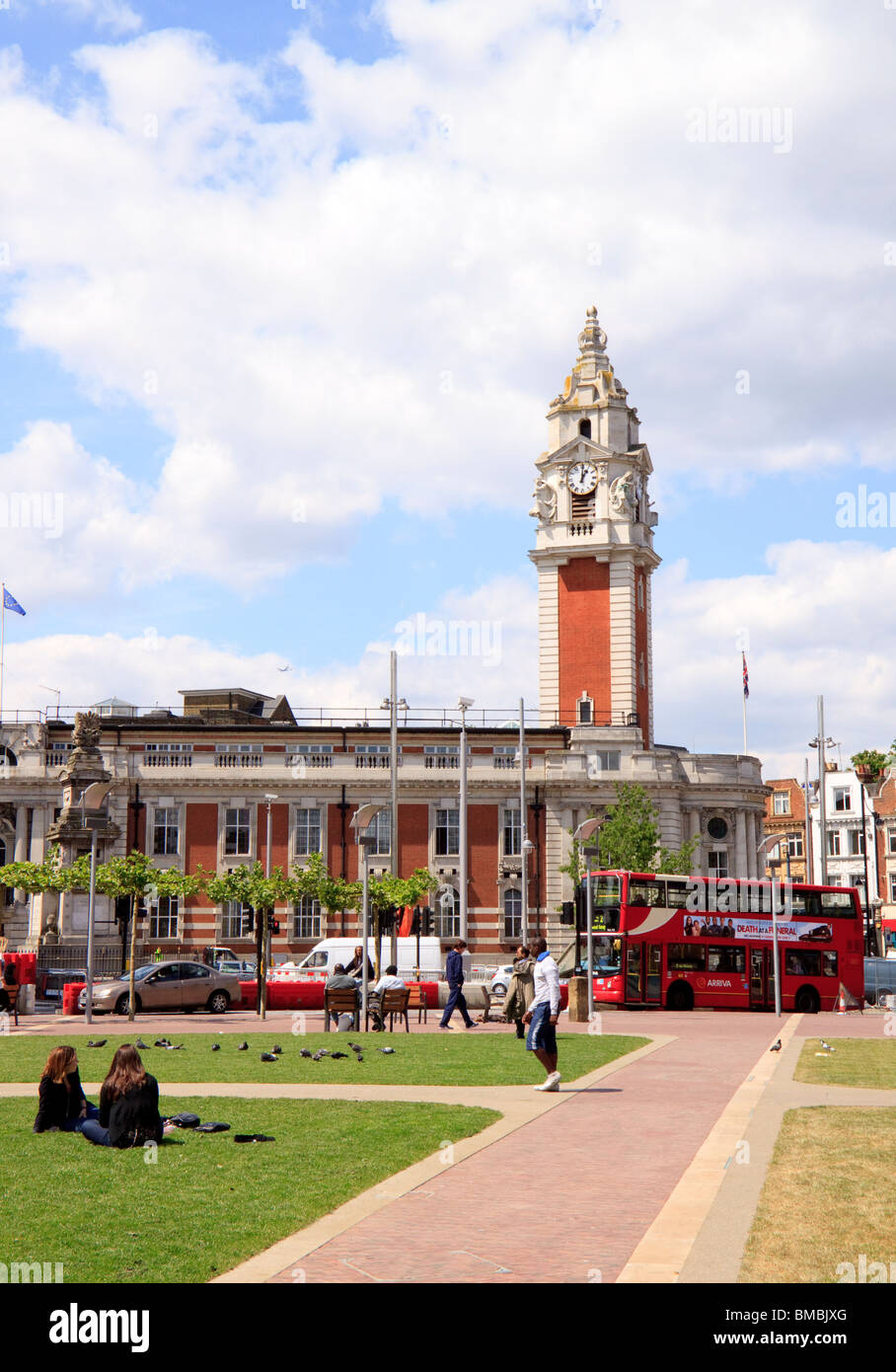 Lambeth Town Hall, Brixton Stock Photo - Alamy