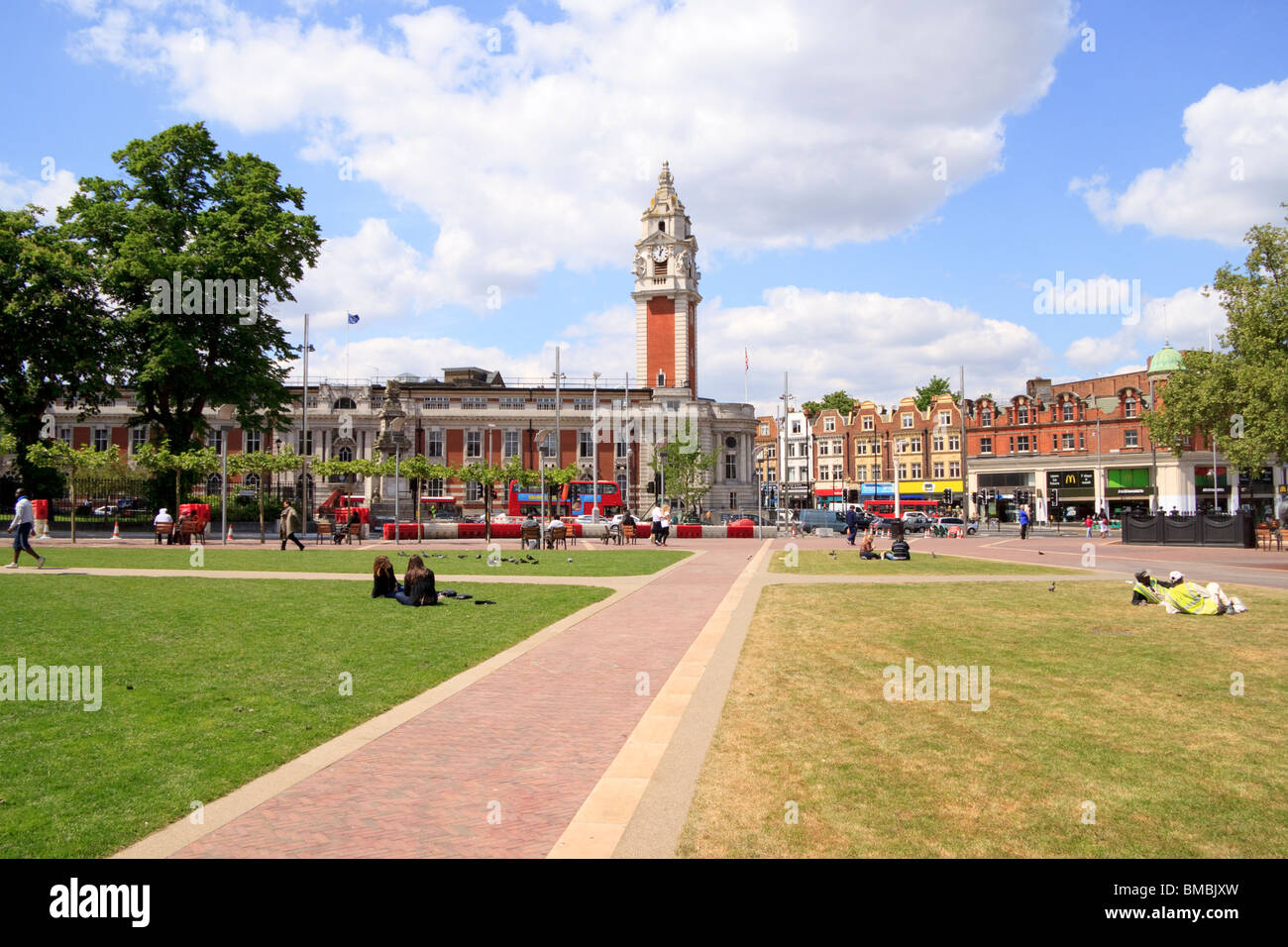 Lambeth Town Hall, Brixton Stock Photo - Alamy