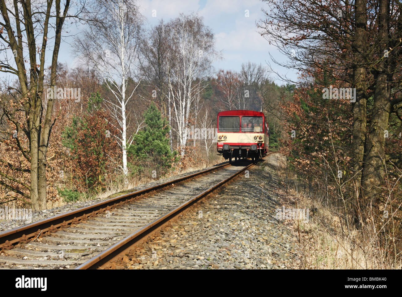 Old passenger train Stock Photo - Alamy