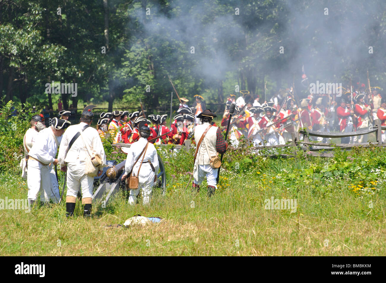 Revolutionary war enactment usa hi-res stock photography and images - Alamy
