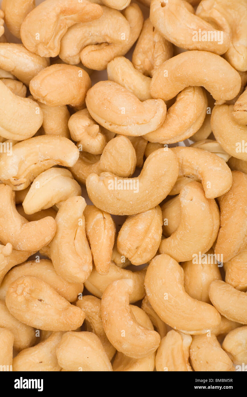 cashews close up shot for background Stock Photo - Alamy