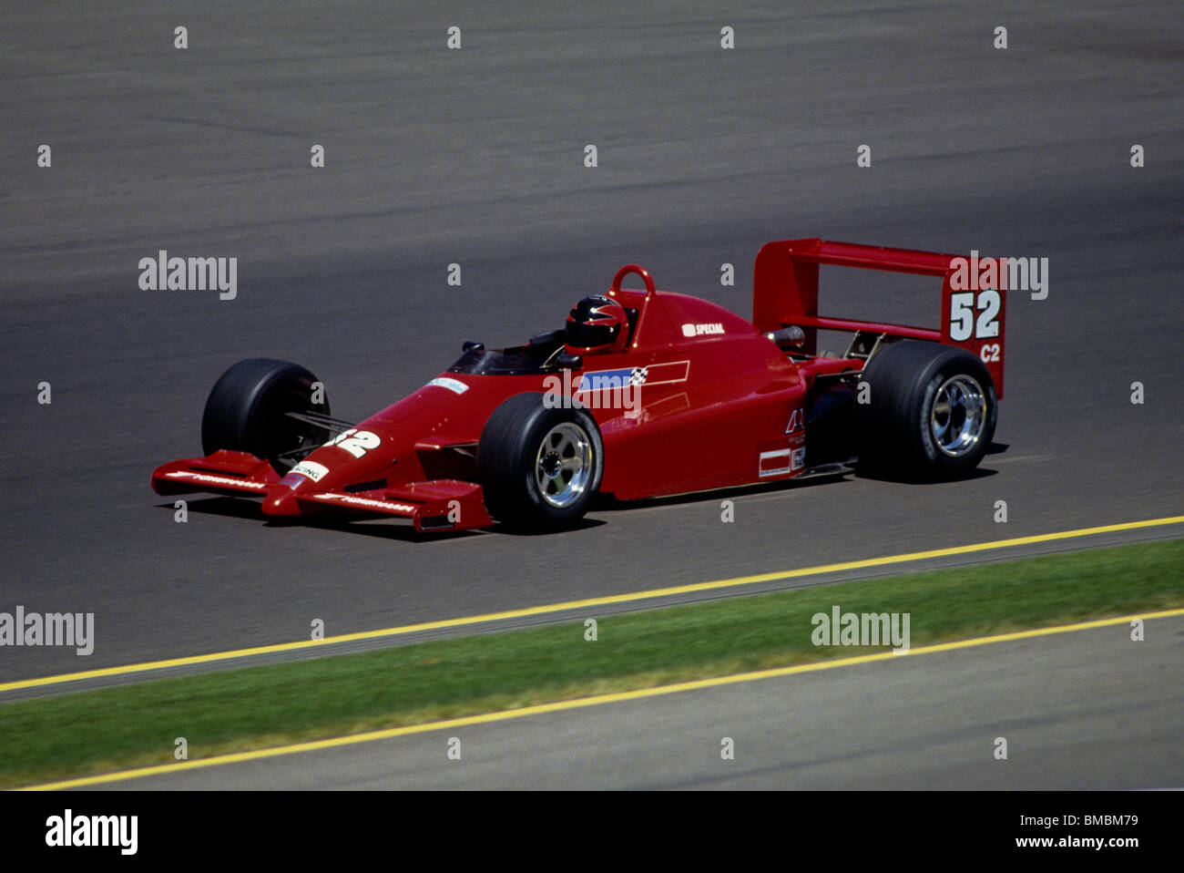 Formula Atlantic racing car action Stock Photo - Alamy