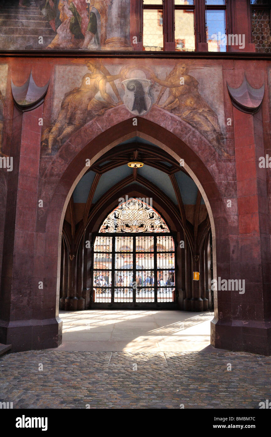 Basel town hall (Rathaus), Switzerland Stock Photo - Alamy