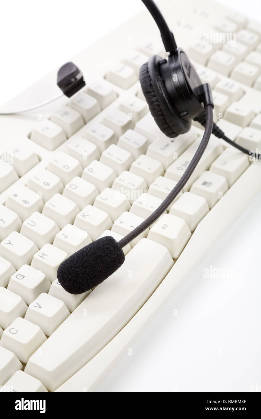 Headset close hi-res stock photography and images - Alamy