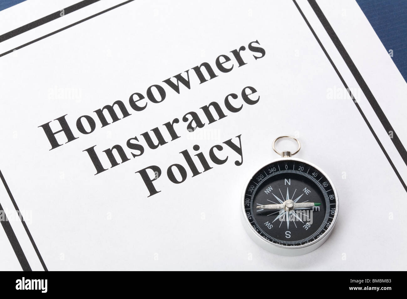 Document of Homeowners Insurance Policy for background Stock Photo - Alamy
