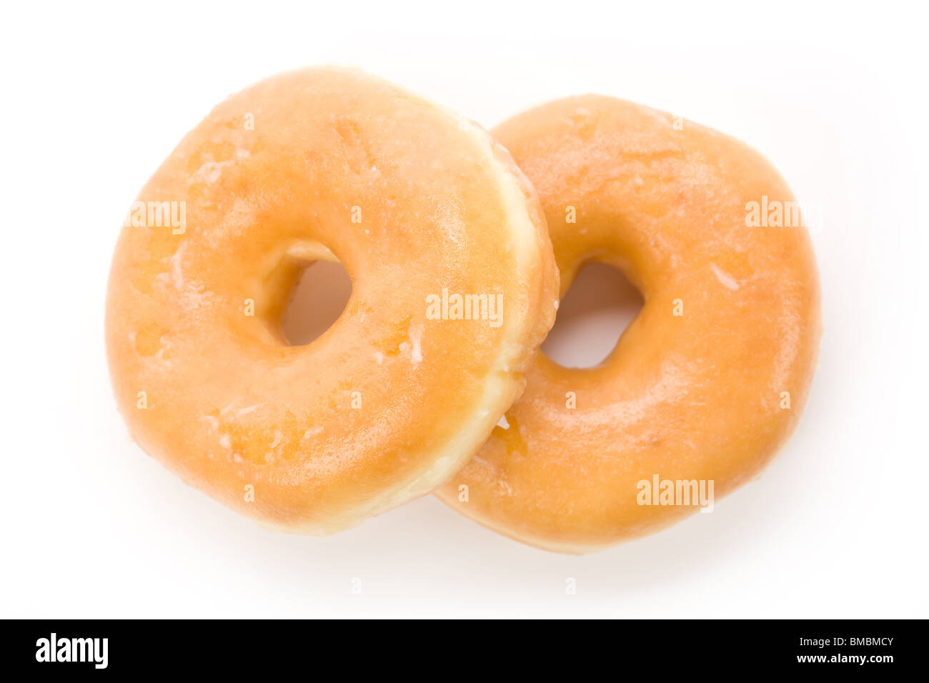 a sweet donut with white background Stock Photo - Alamy
