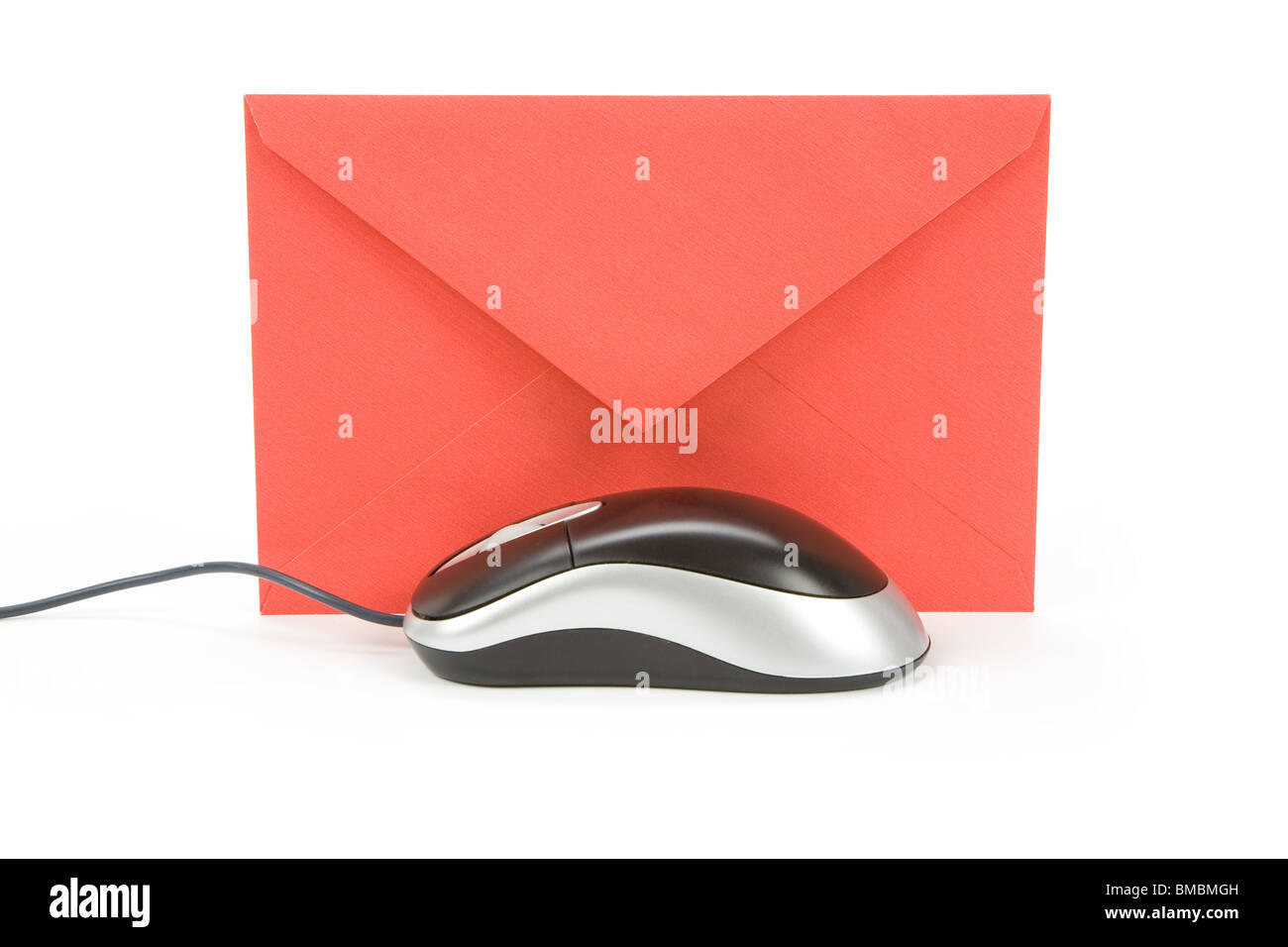 envelope and computer mouse, concept of email Stock Photo - Alamy