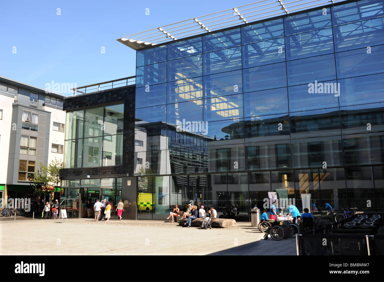 The Jubilee Library in Brighton city centre UK Stock Photo - Alamy