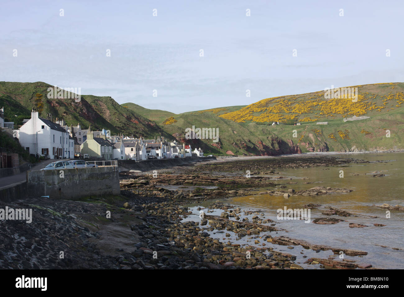Gardenstown and Gamrie bay Scotland May 2010 Stock Photo - Alamy