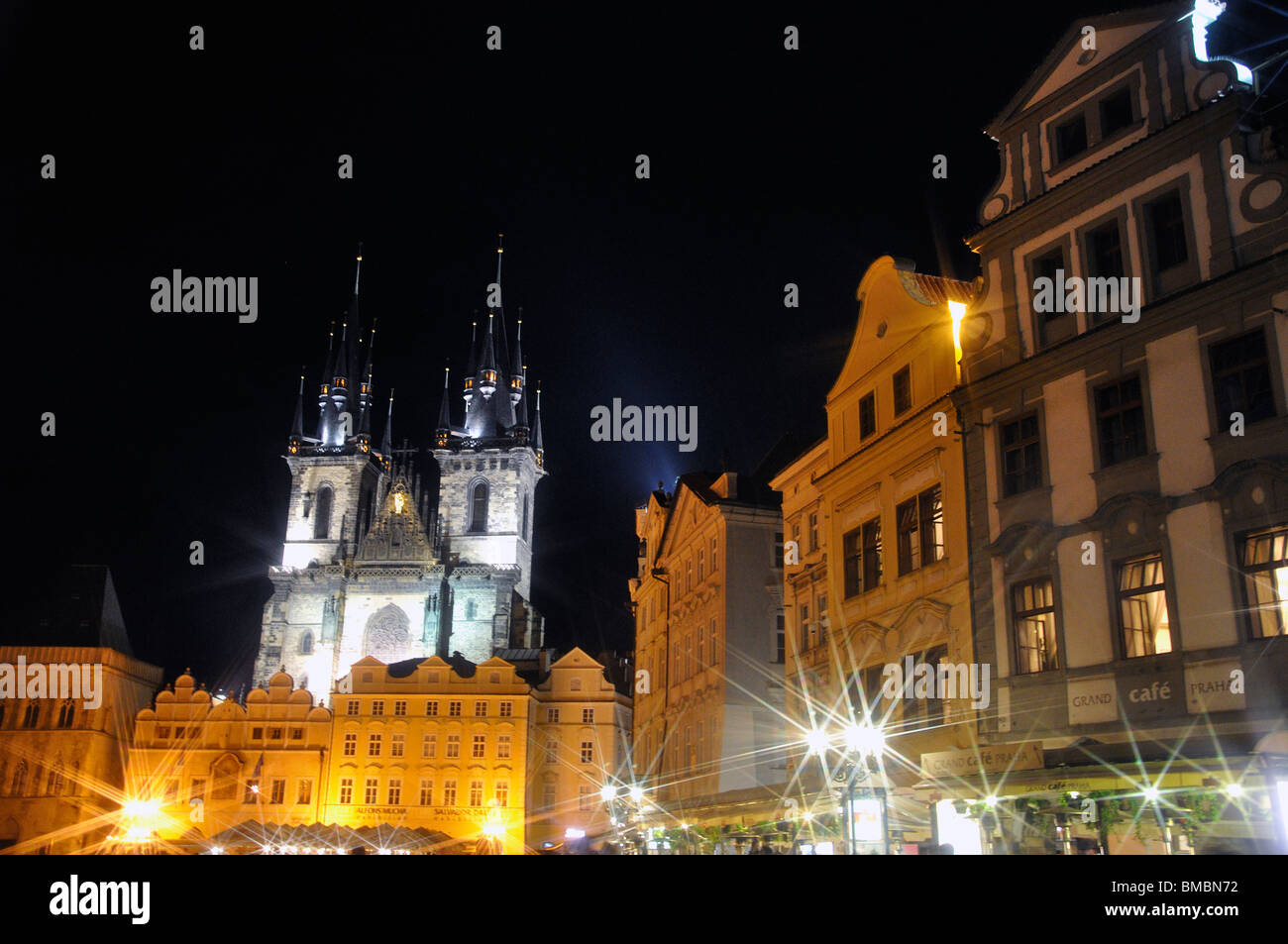 Prague tyn church hi-res stock photography and images - Alamy
