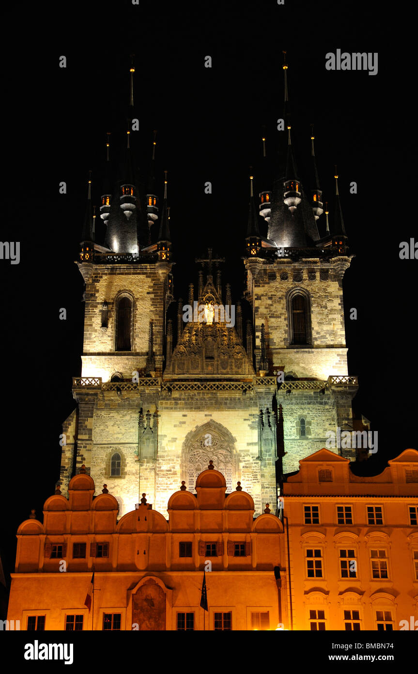 Tyn church prague hi-res stock photography and images - Alamy