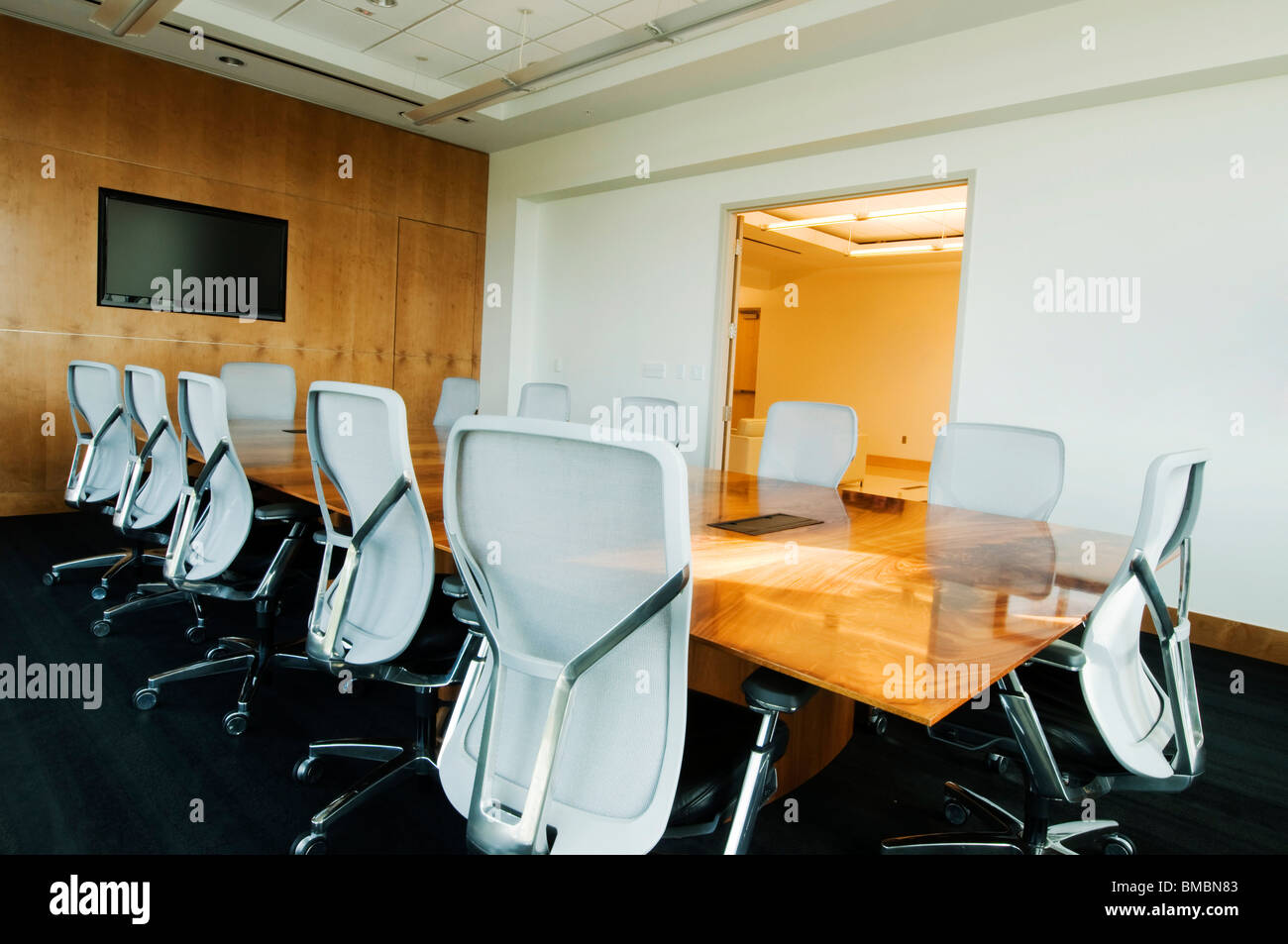 Interior of Office Conference Room Stock Photo - Alamy